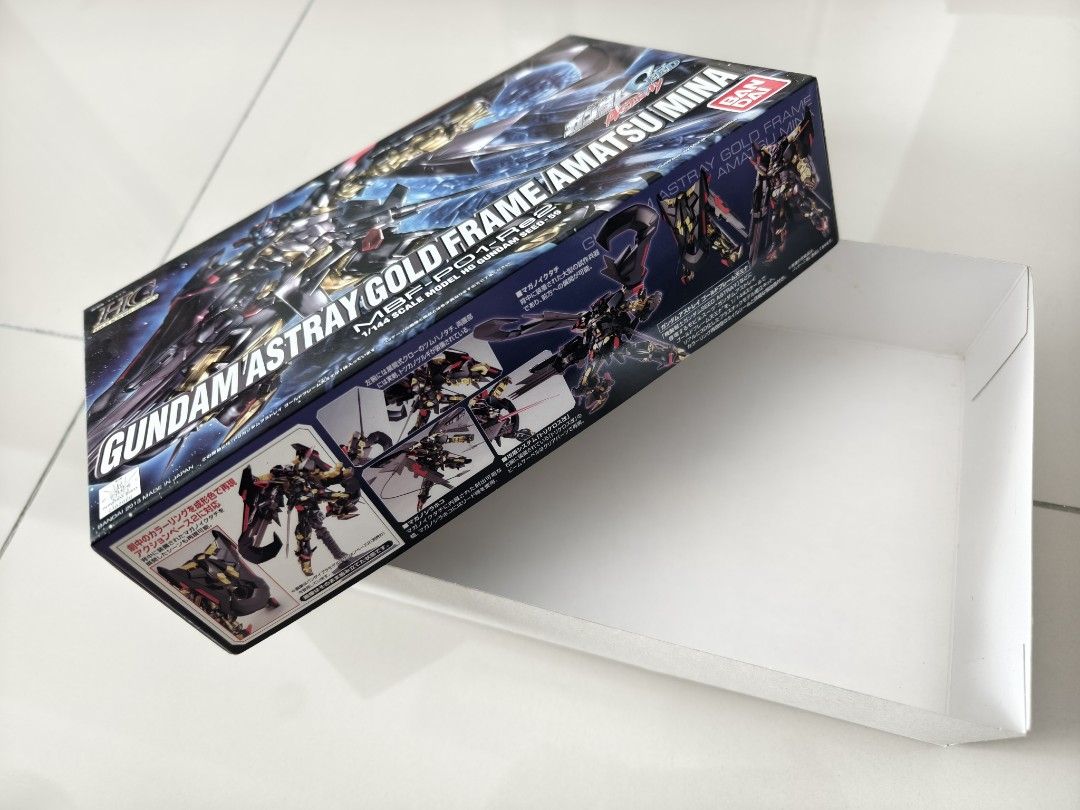 Bandai HG Gundam Astray Gold Frame Amatsu Mina Empty Box Collection ...