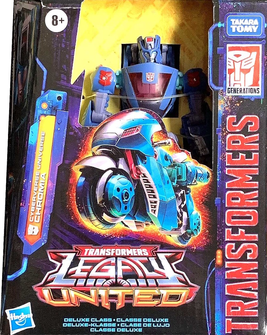 Hasbro Transformers Legacy United Deluxe Chromia MISB, Hobbies & Toys ...