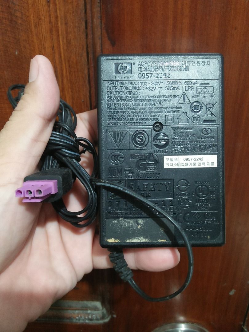HP Printer Power Adapter 32volts 525mA, Computers & Tech, Printers ...