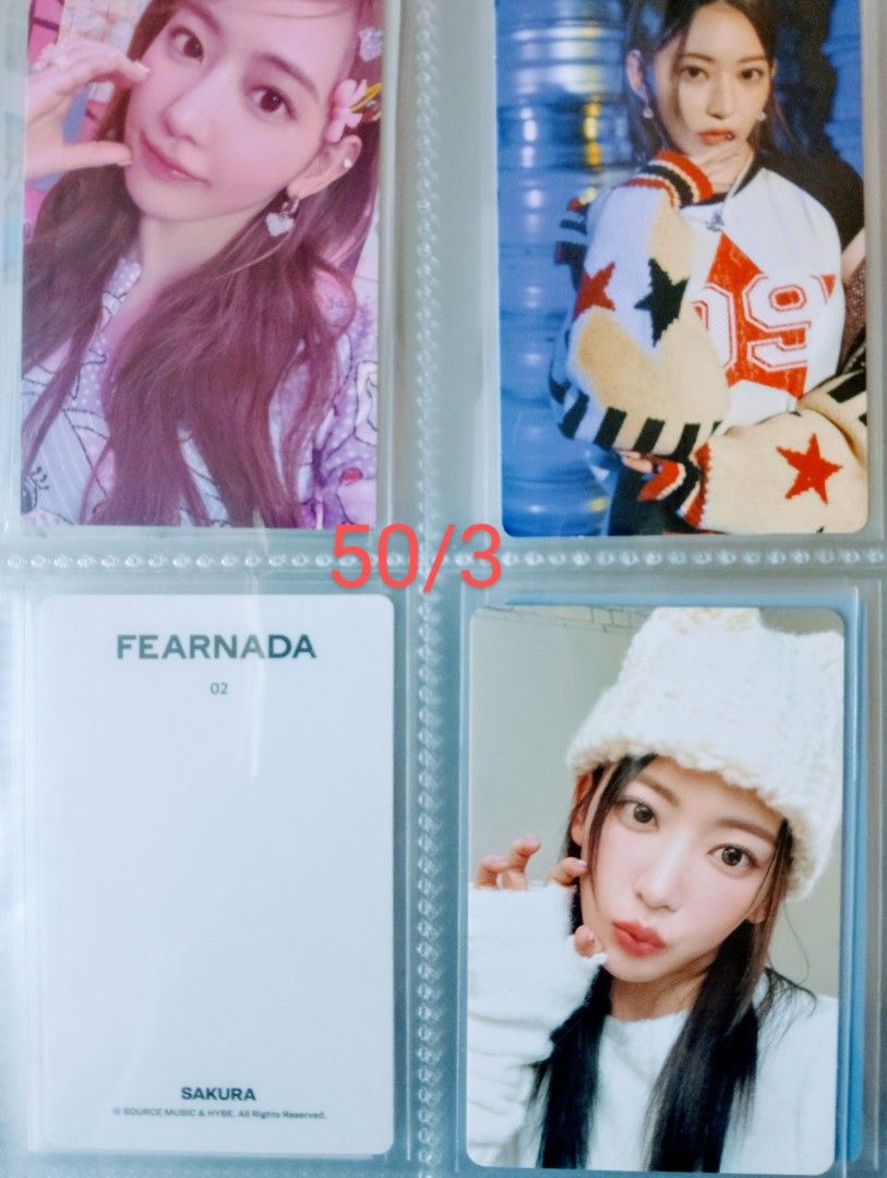 IVE YUJIN LESSERAFIM SAKURA, Hobbies & Toys, Collectibles & Memorabilia ...