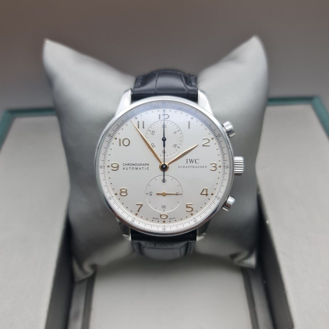 IWC Portuguese Chronograph IW3714, Luxury, Watches on Carousell