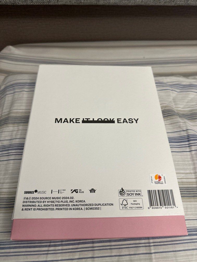 LE SSERAFIM EASY MINI ALBUM Vol. 1 Balmy Flex Kazuha PC, Hobbies & Toys ...