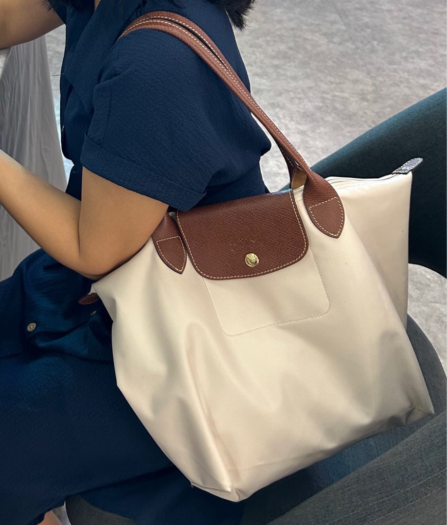 Longchamp Le Pliage Original - Medium Long handle, Women's Fashion ...