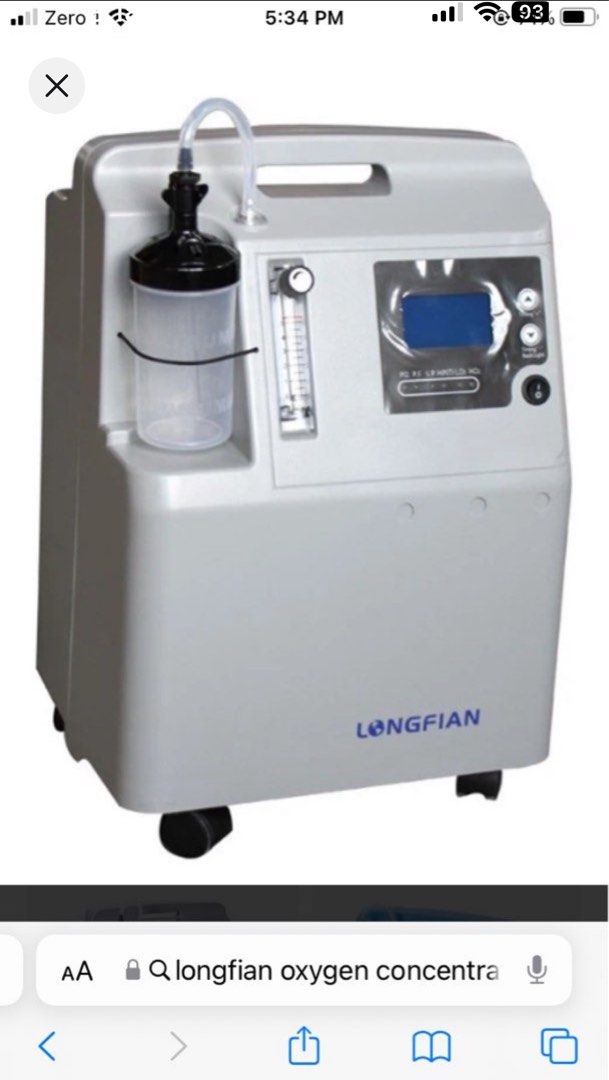 Longfian oxygen concentrator jay-5 liter , TV & Home Appliances, Other ...