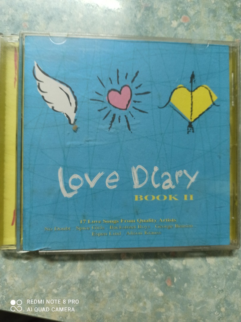 Love Diary Book II CD+VCD, 興趣及遊戲, 音樂、樂器 & 配件, 音樂與媒體 - CD 及 DVD - Carousell