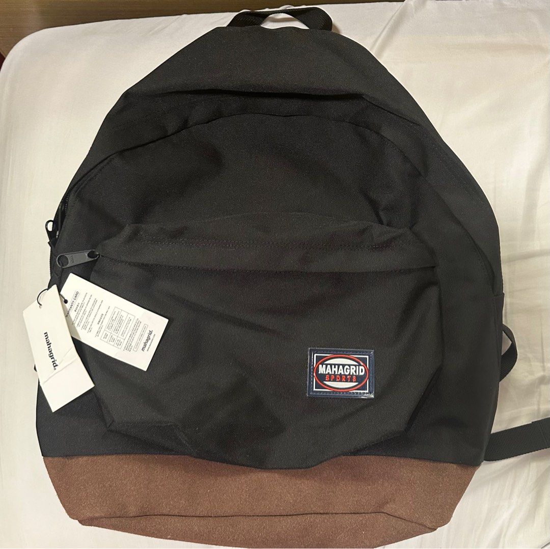 韓國潮牌Mahagrid sport backpack (black), 女裝, 手袋及銀包, 背囊 - Carousell
