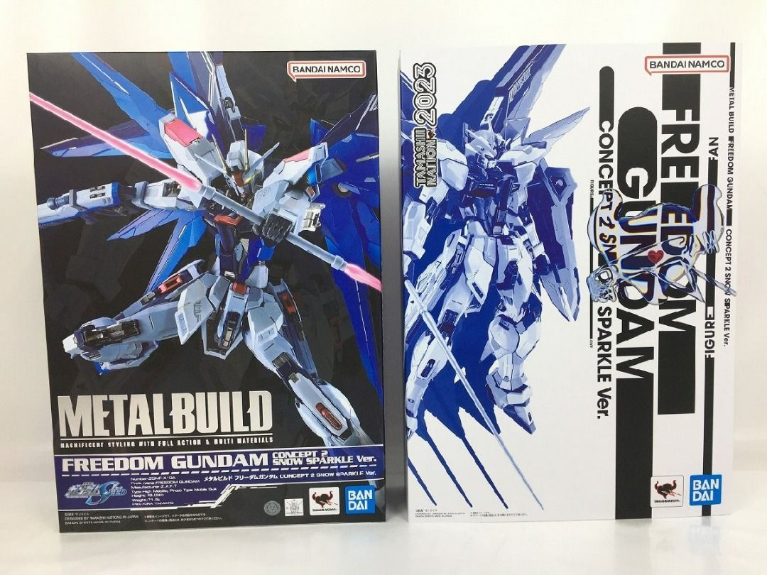 METAL BUILD 自由高達 CONCEPT 2 SNOW SPARKLE Ver. PB TAMASHII NATION 2023, 興趣及遊戲, 玩具 & 遊戲類 - Carousell