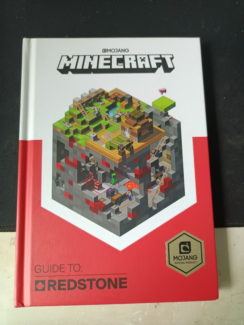 Minecraft Redstone Guide Book Hard Cover, Hobbies & Toys, Books ...