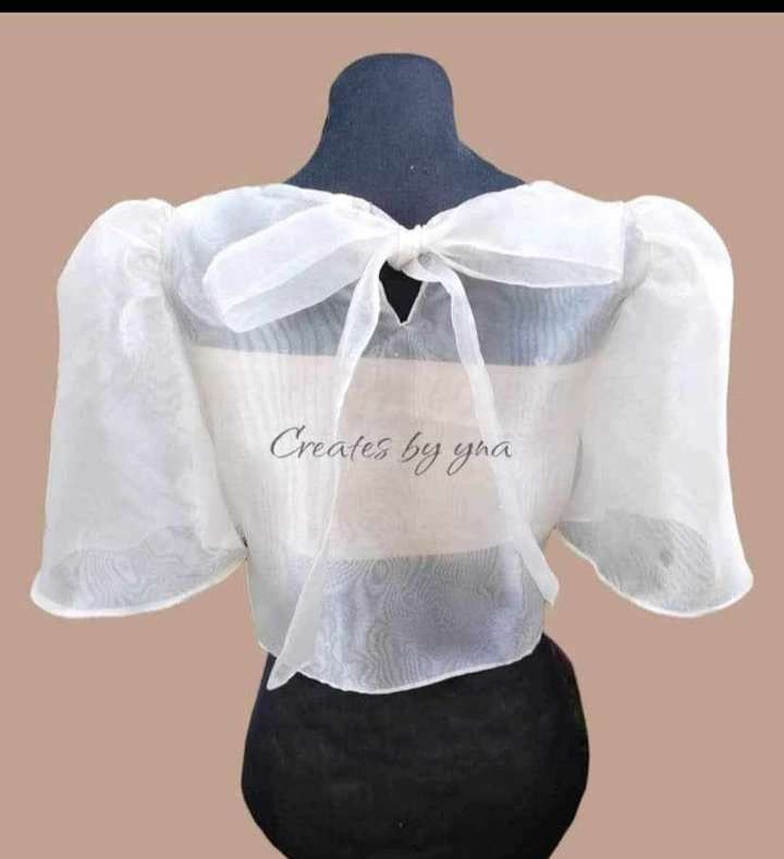 Modern Filipiniana, Women's Fashion, Tops, Blouses on Carousell