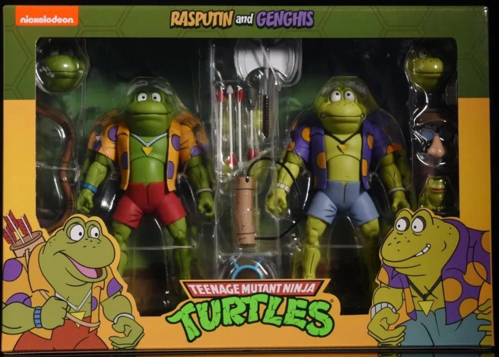 NECA Nickelodeon Teenage Mutant Ninja Turtles Rasputin and Genghis 2 ...