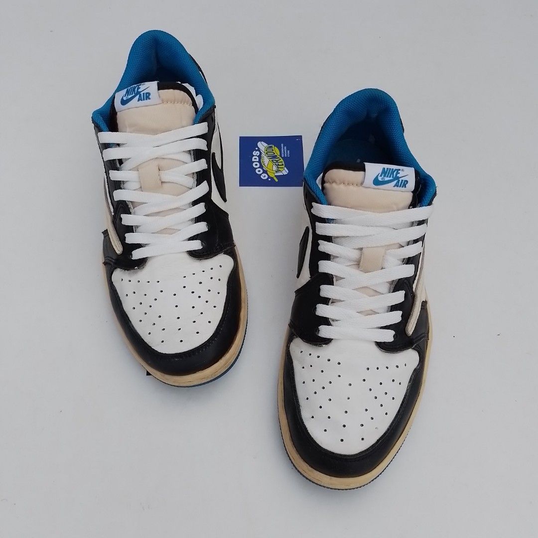 Nike Jordan Travis Scott X Fragment, Fesyen Pria, Sepatu , Sneakers di ...