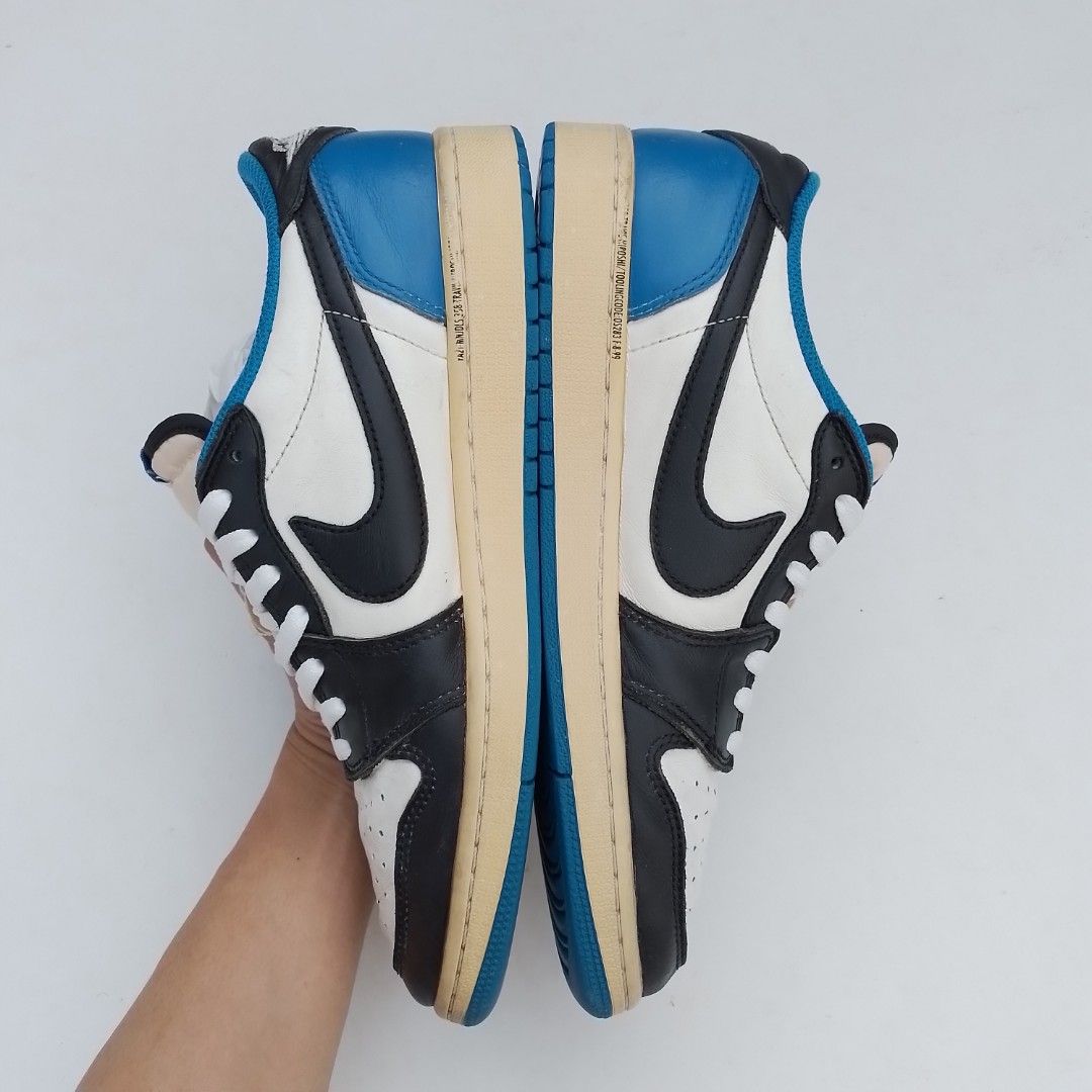 Nike Jordan Travis Scott X Fragment, Fesyen Pria, Sepatu , Sneakers di ...