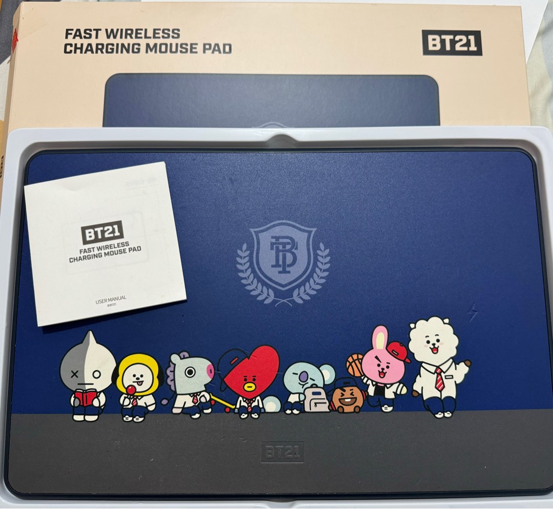 Original BT21 Fast wireless charging mouse, Computers & Tech, Parts ...