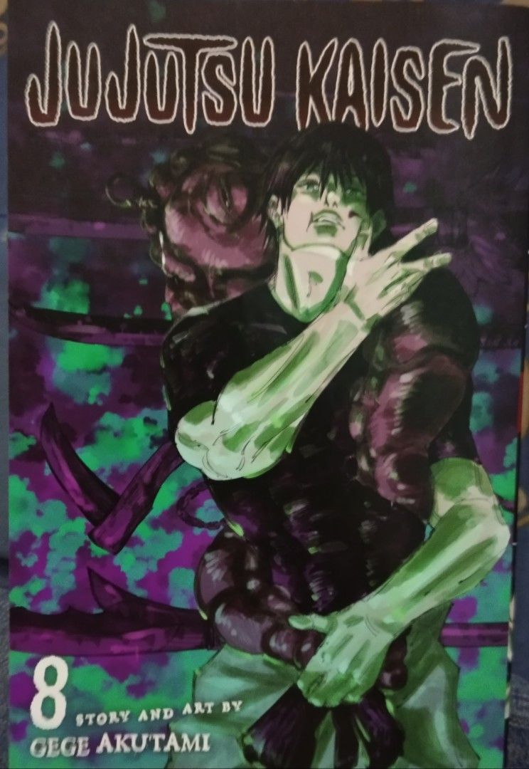 ORIGINAL MANGA JUJUTSU KAISEN(volume 8) & ATTACK ON TITAN(volume 31 ...