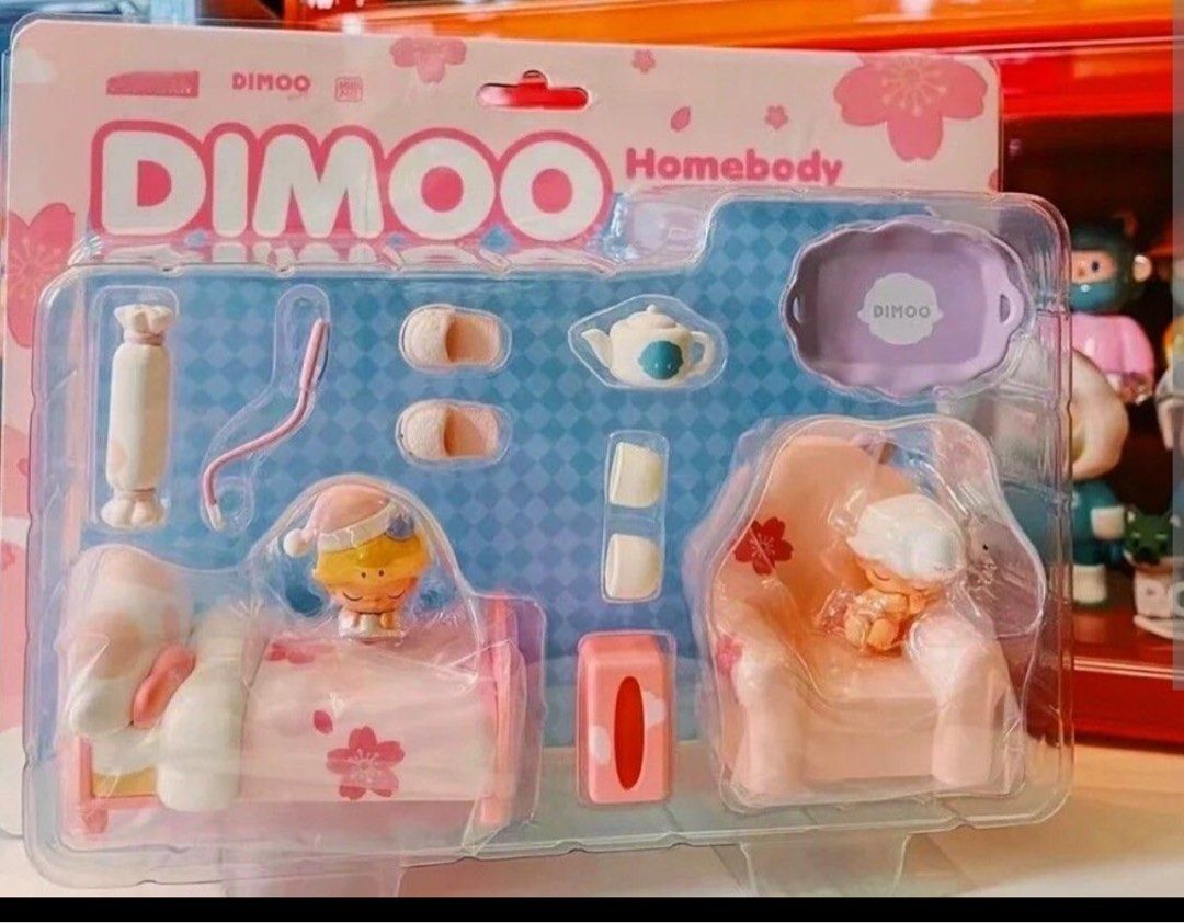 POPMART Dimoo Homebody Sakura Limited Edition, Hobbies & Toys, Toys ...