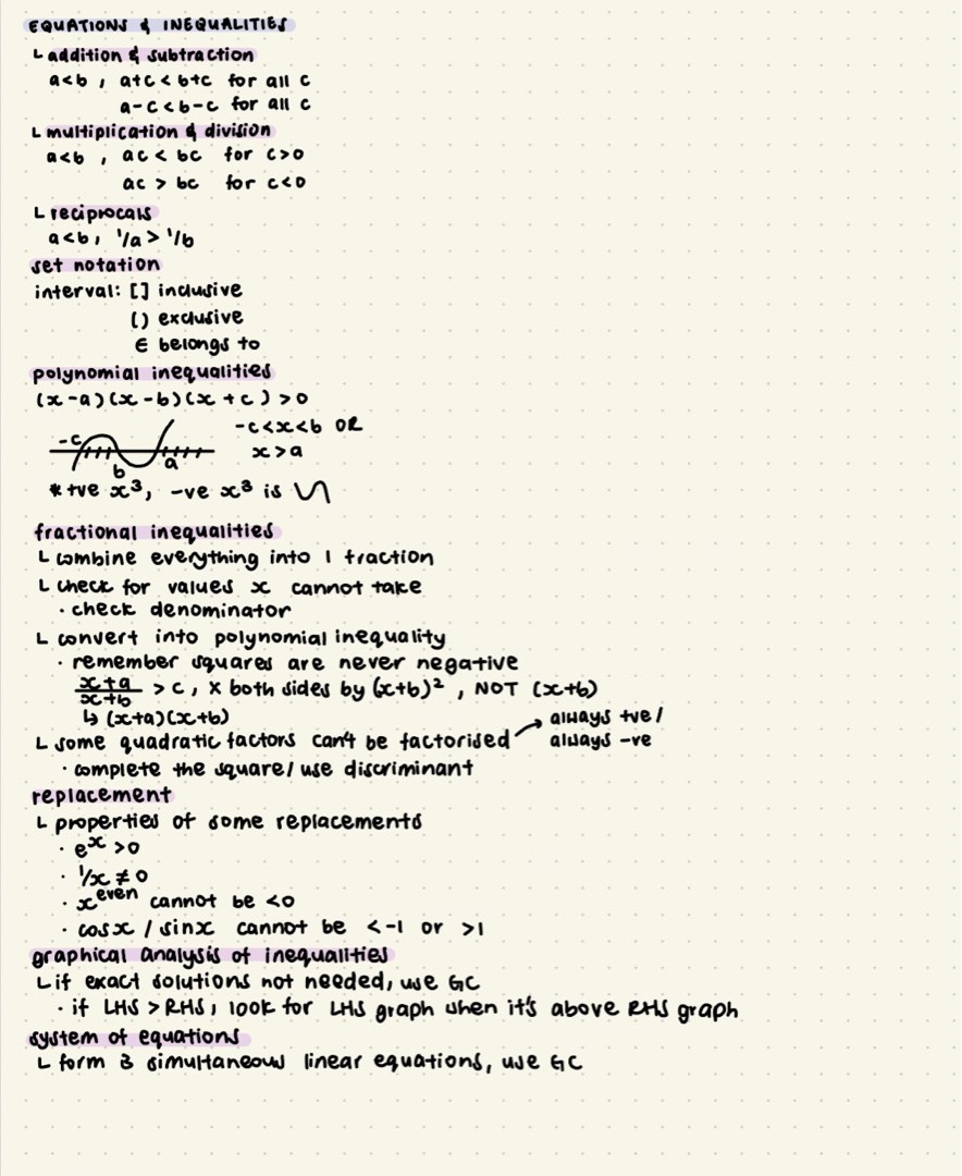 raffles institution h2 handwritten math notes (digital), Hobbies & Toys ...