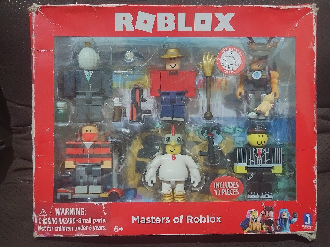 Roblox Masters of Roblox 13 Pieces (6 Characters, 7 Accessories, Dented ...