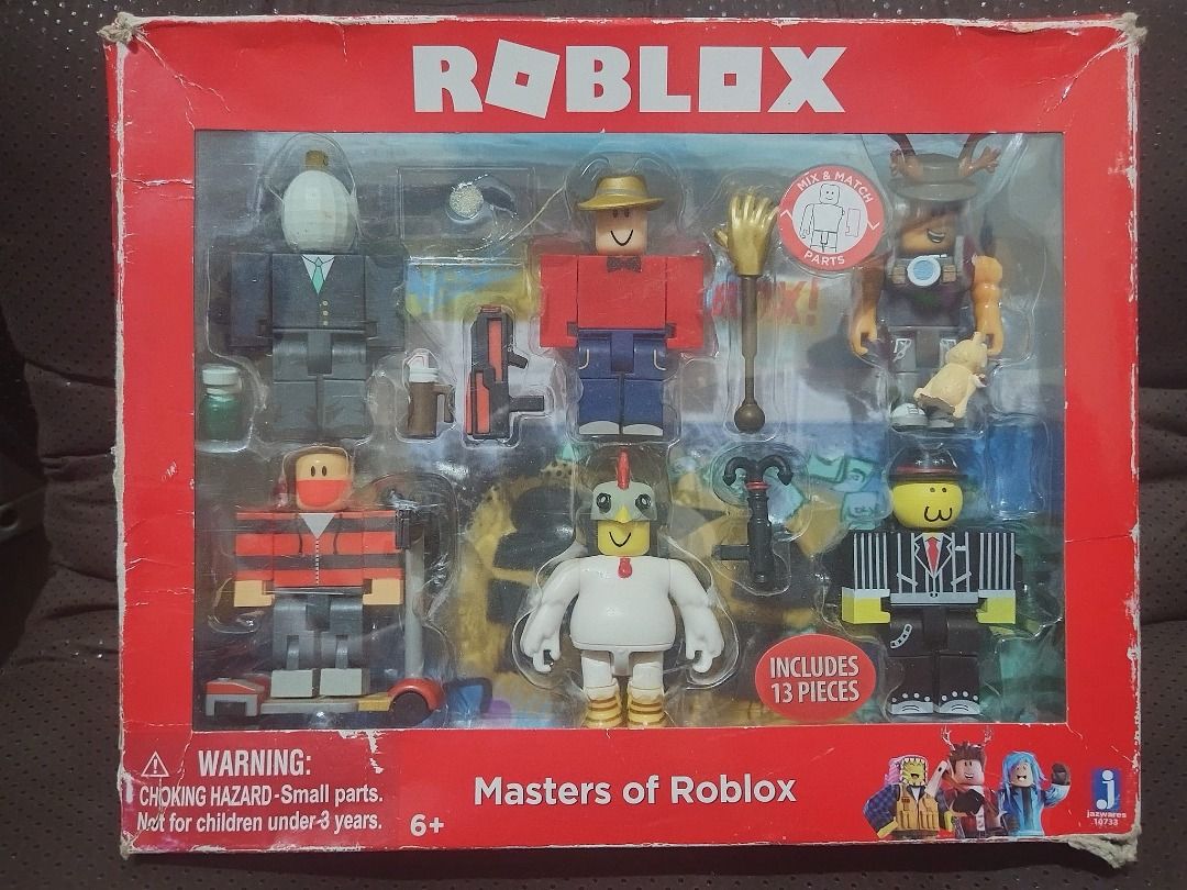 Roblox Masters of Roblox 13 Pieces (6 Characters, 7 Accessories, Dented ...