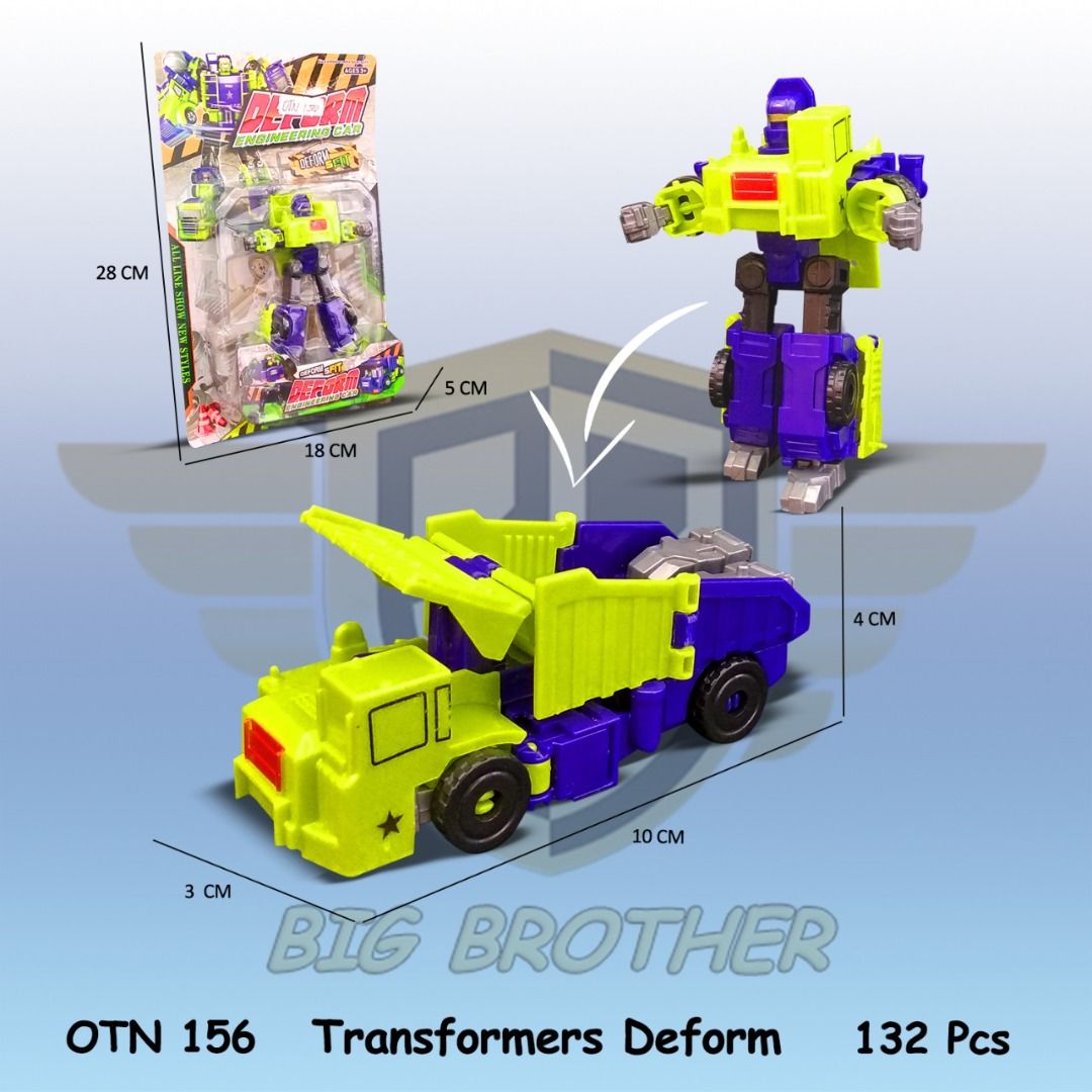 Robot Transformer Dump Truck. Mainan Robot TERMURAH, Toys & Collectibles, Mainan di Carousell