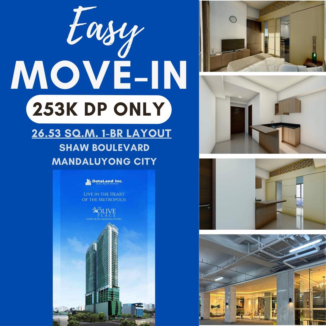 Rush pre selling condo in Mandaluyong The Olive Place by: Dataland ...