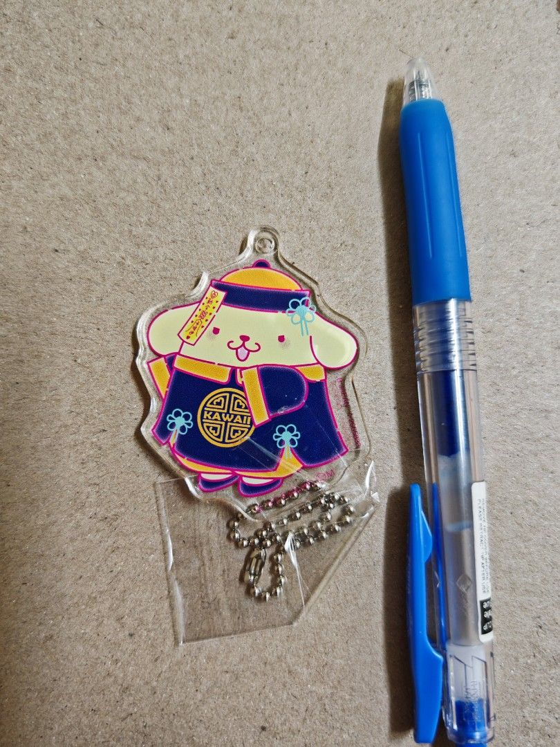 Sanrio Pompompurin Vampire acrylic keychain, Babies & Kids, Infant ...