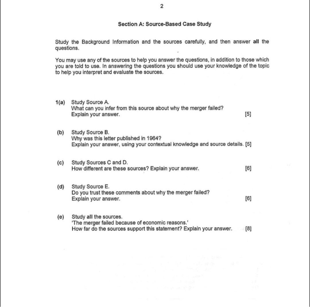 SCGS HISTORY LOWER SECONDARY SEC 2 HISTORY EXAM PAPERS & PRACTICES ...
