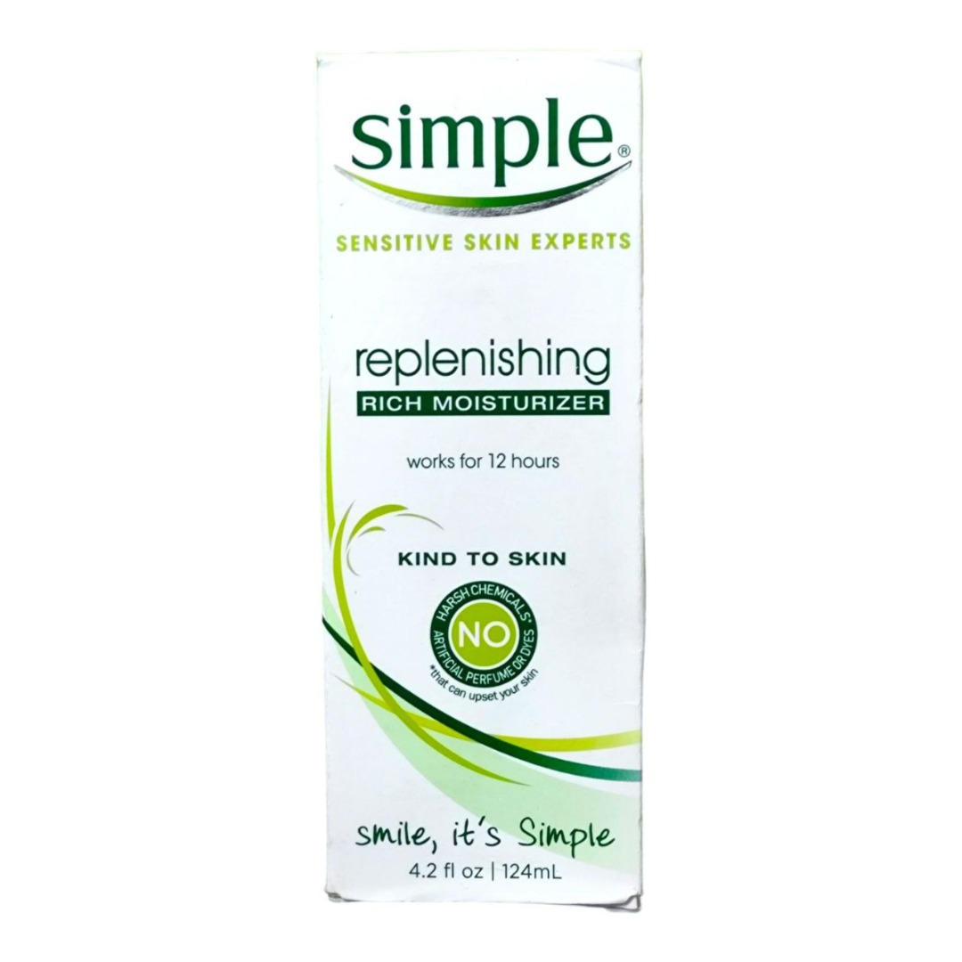 Simple Kind to Skin Face Moisturizer for All Skin Types Replenishing ...
