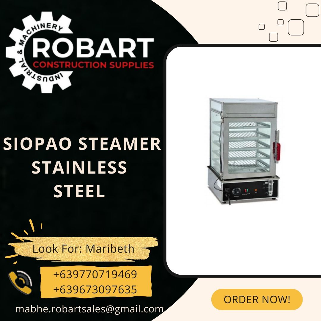 SIOPAO STEAMER Stainless Steel Model: PD-500H, Commercial & Industrial ...