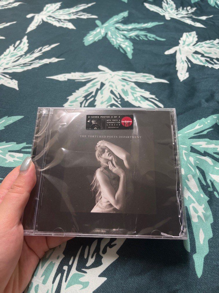 [Slightly Damaged Cracked CD Case] The Tortured Poets Department CD ...