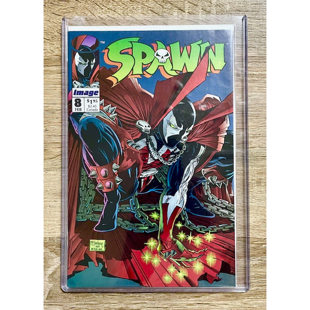 Spawn #8 (Image Comics 1993) Todd McFarlane Cover - 1st App of Vindicator, Hobbies & Toys, Books ...