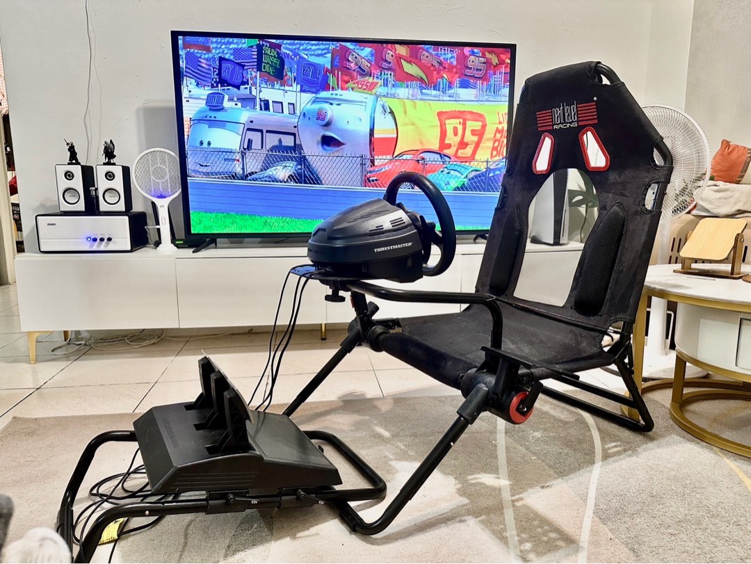 T300 RS 方向盤金屬三踏板組 +GT LITE 折疊式賽車架 +跑車浪漫旅7（Ps5）, 電玩遊戲相關, 主機配件與周邊商品, 其他遊戲週邊商品在旋轉拍賣