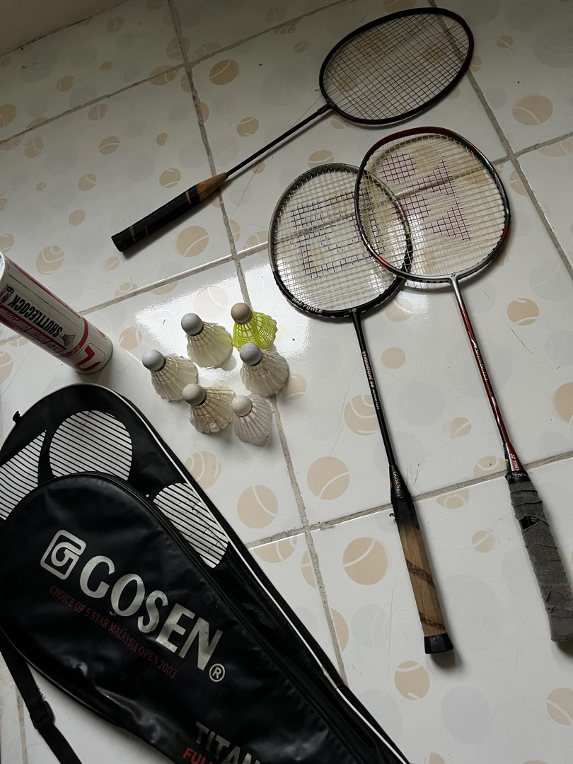 FREE FS!!RUSH!! TAKE ALL ORIGINAL BADMINTON RACKETS WITH FREEBIES ...