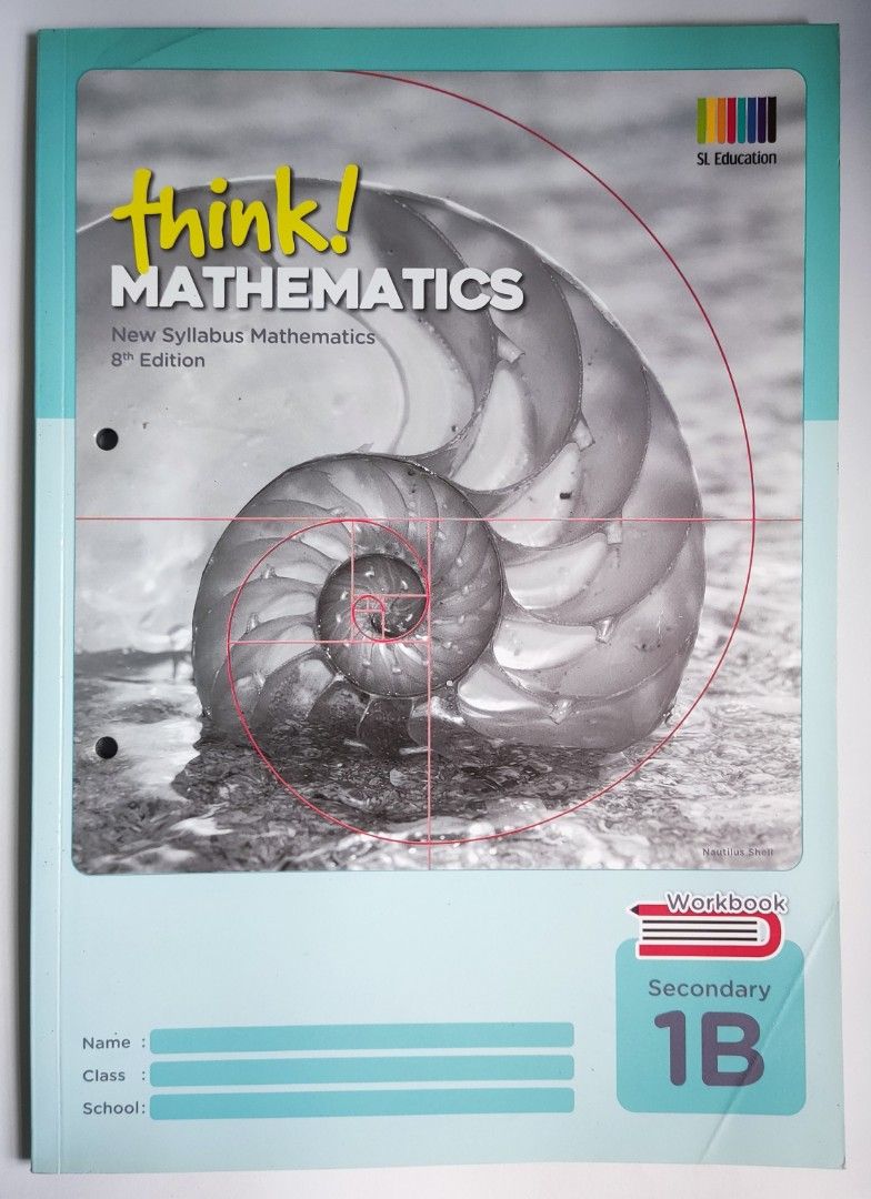think! Mathematics New Syllabus Mathematics 8th Edition Workbook ...