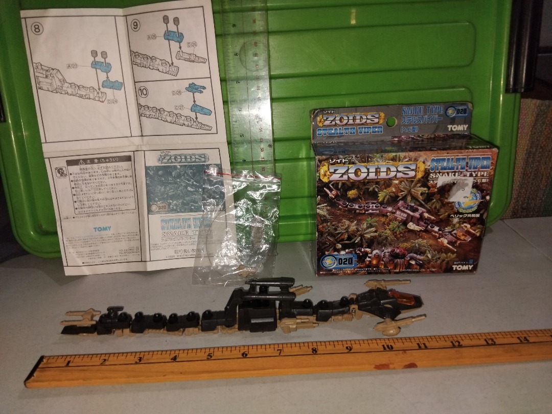 TOMY Zoids RZ-020 Stealth Viper Snake Type, Hobbies & Toys, Memorabilia ...