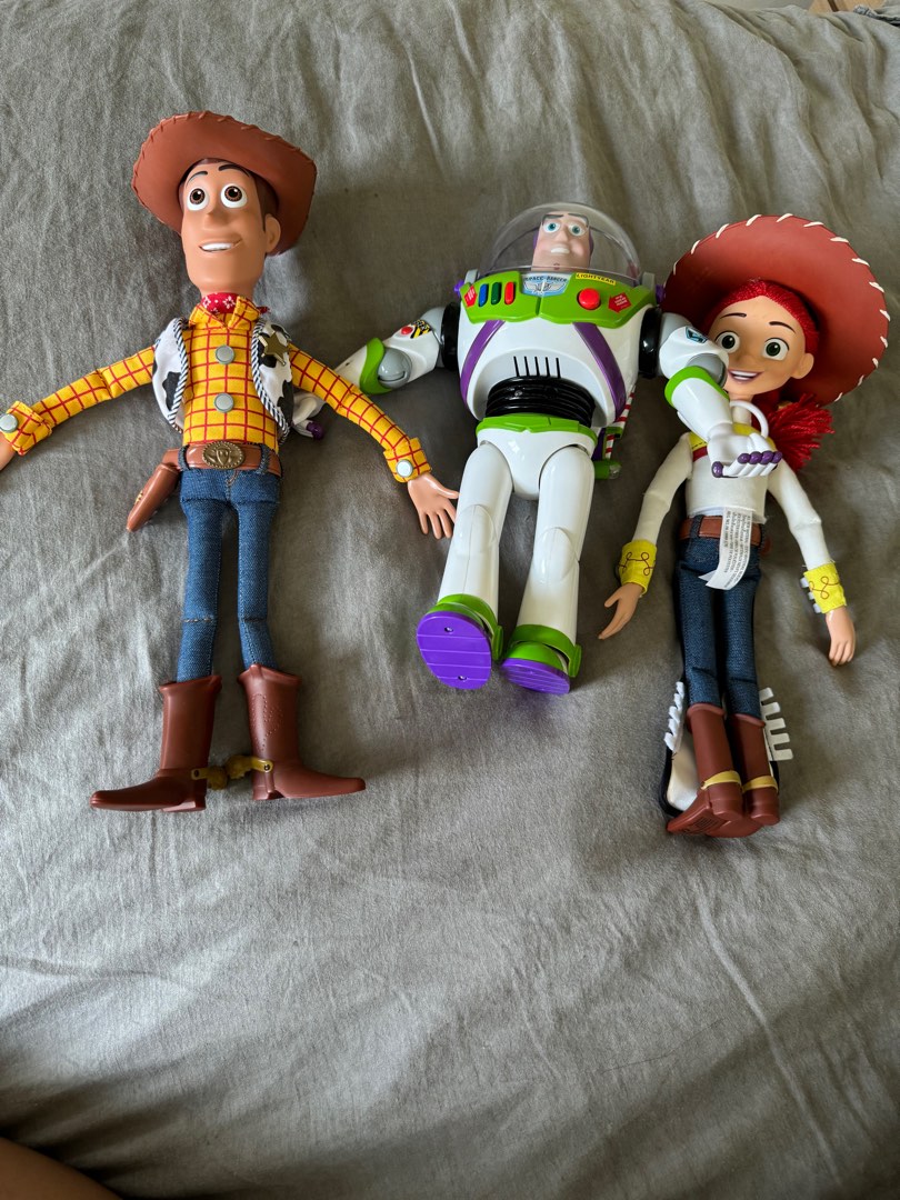 Toy Story Talking Toys Woody Jessie Buzz Lightyear with Toy Detection Feature, Hobbies & Toys ...