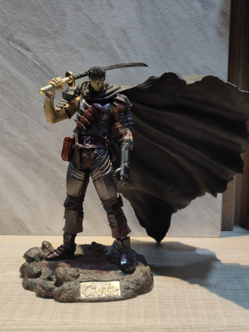 Vintage Berserk Guts Black Swordman Figure ART OF WAR, Hobbies & Toys ...