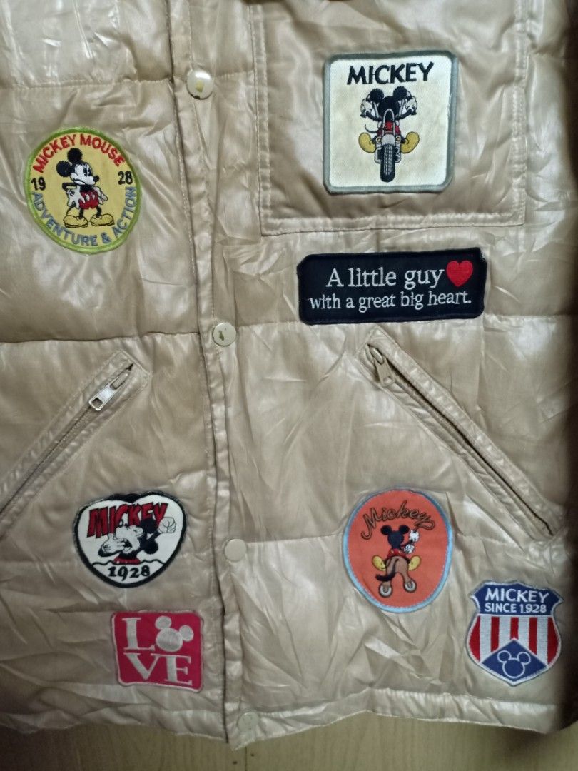 Vintage Mickey Mouse Puffer Jacket, Men's Fashion, Coats, Jackets and ...
