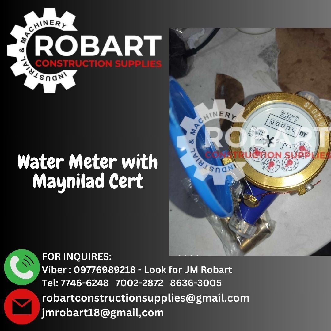 Water Meter with Maynilad Cert, Commercial & Industrial, Construction ...