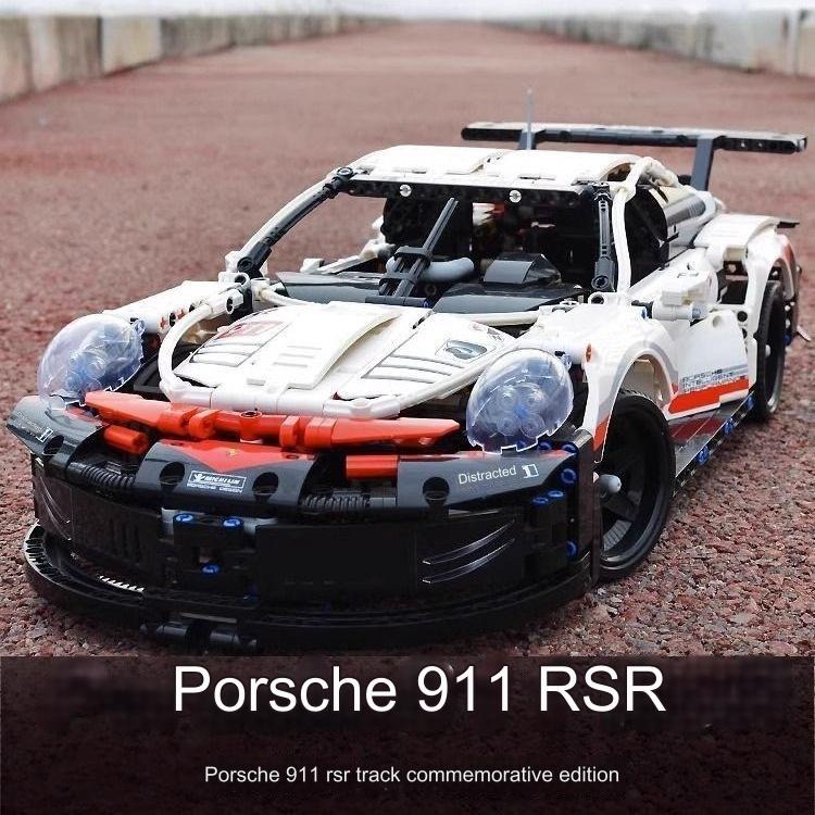 1:10 scale porsche 911 rsr DIY building toy model kit 1580 pcs, Hobbies ...