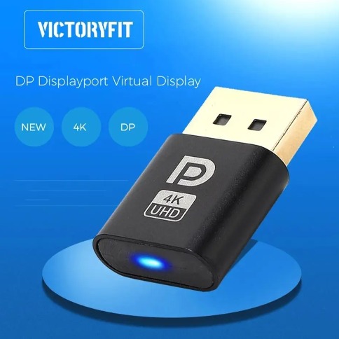4K DP Displayport Dummy Plug For PC Computer Desktop Graphics Video ...