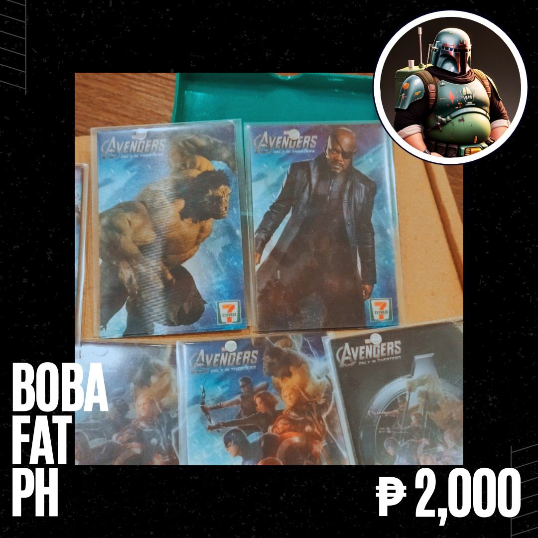 711 Marvel Avengers Holographic Collectible Cards, Hobbies & Toys, Toys ...