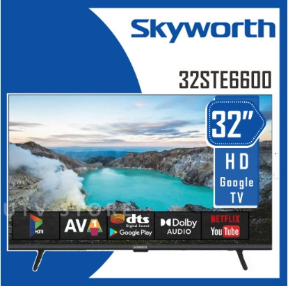 創維 Skyworth 32STE6600 32吋 智能電視機Google TV, 家庭電器, 電視 & 其他娛樂, 電視 - Carousell
