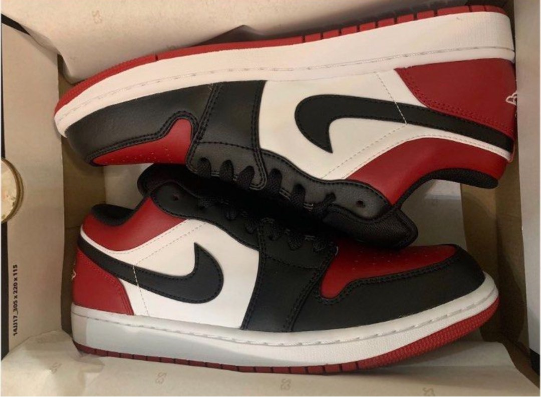 Air Jordan 1 UK8 Bread Toe, Men's Fashion, Footwear, Sneakers on Carousell