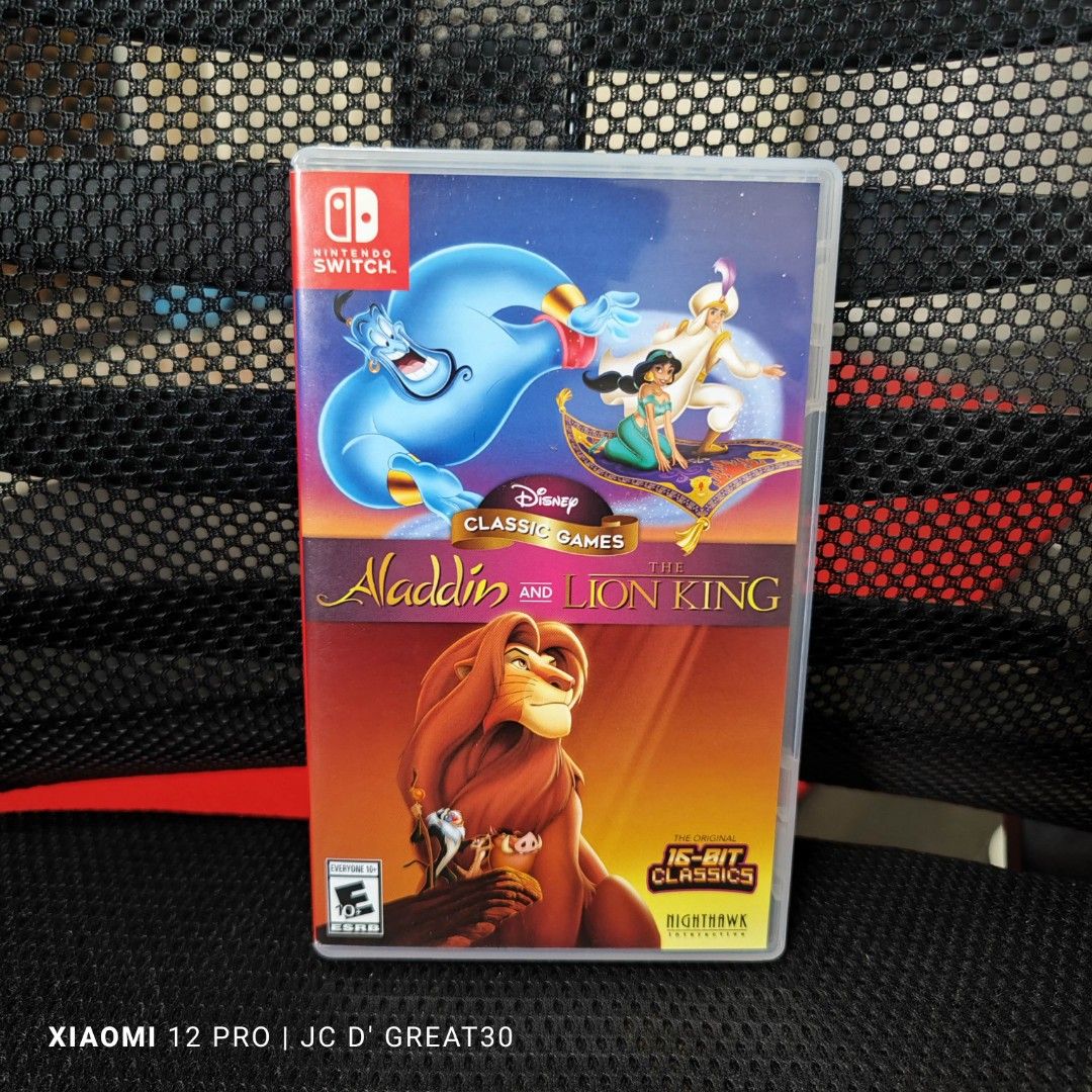 Aladdin and the lion King classic Game, Video Gaming, Video Games ...