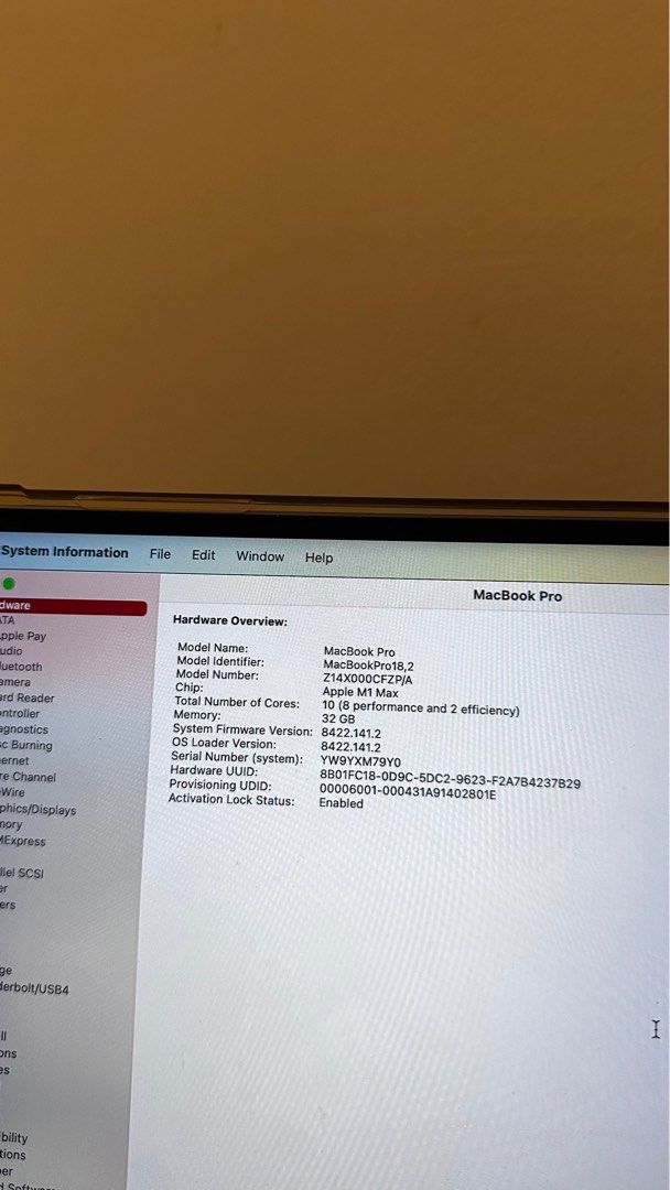Apple Receipt - MacBook 16 Pro M1 Chip, Computers & Tech, Laptops ...