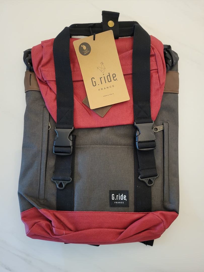 Arthur 15" Laptop Backpack Grey/Red, Men's Fashion, Bags, Backpacks on ...