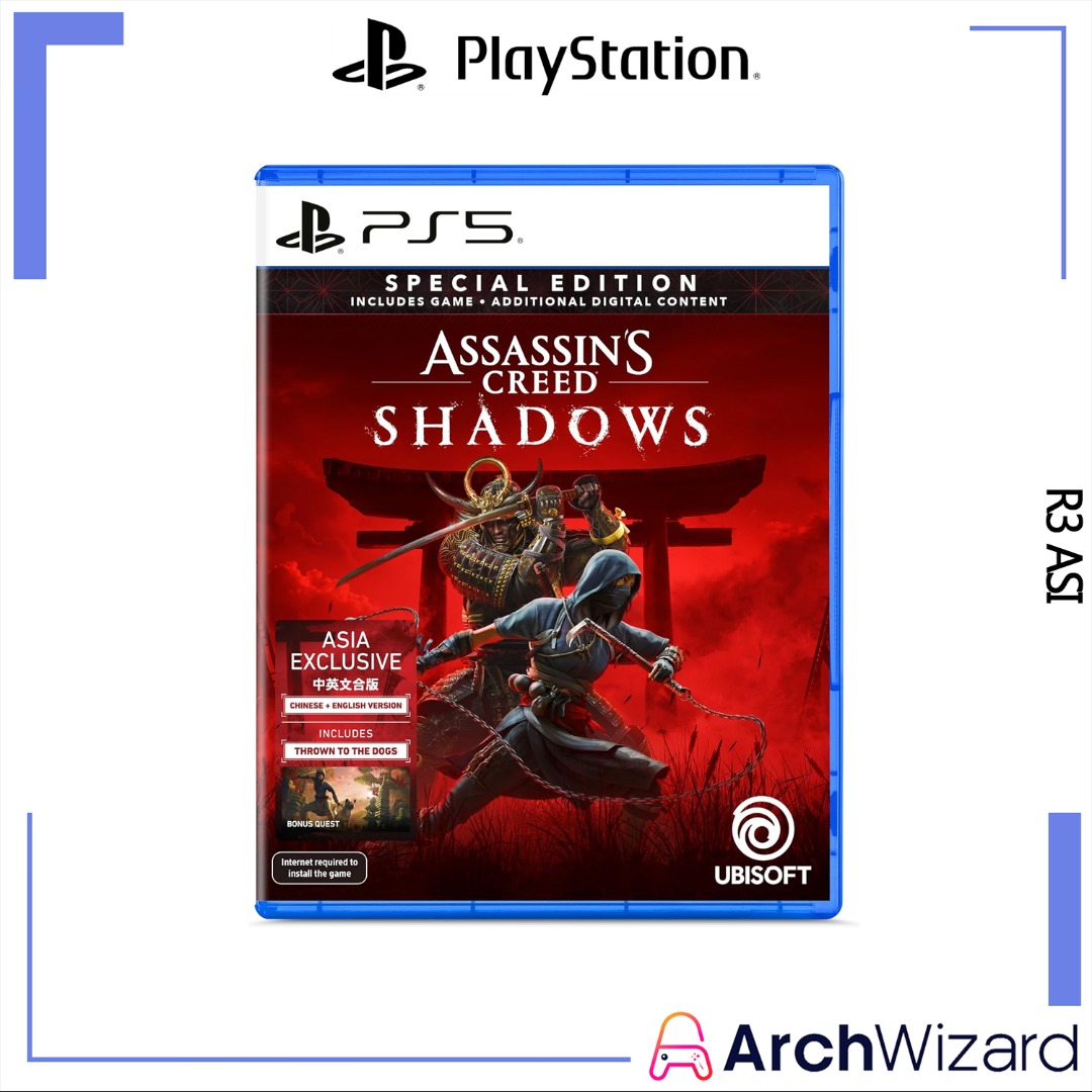 Assassin's Creed Shadows Special Edition - AC Shadows Game 🍭 Playstation 5 Game - ArchWizard ...