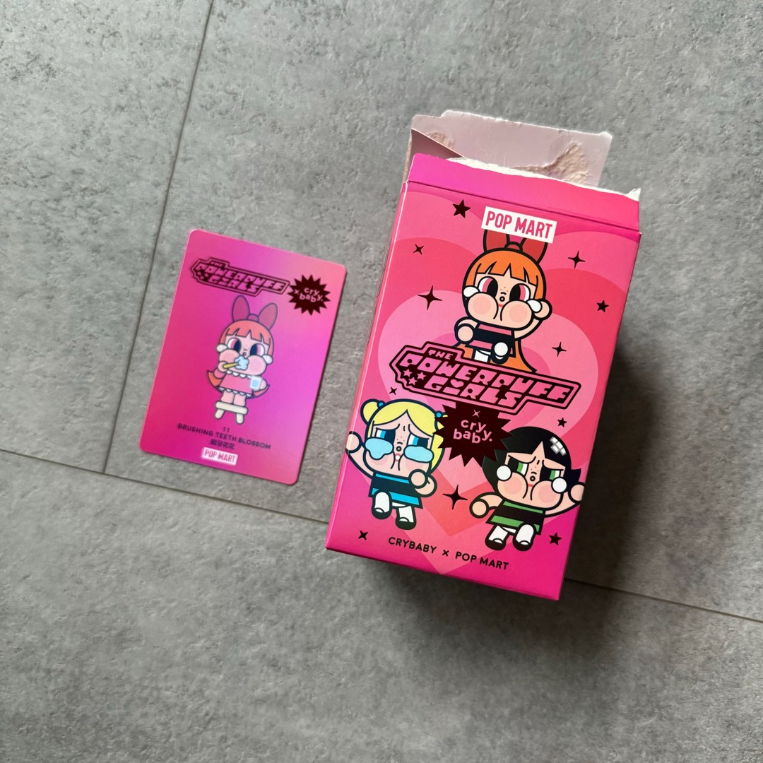 Brushing Teeth Blossom - Popmart crybaby powerpuff girls, Hobbies ...