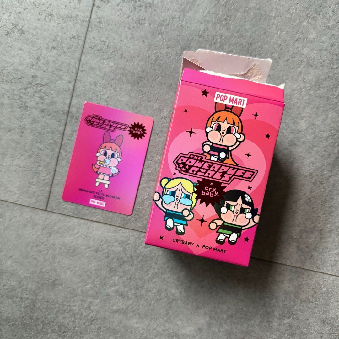 Brushing Teeth Blossom - Popmart crybaby powerpuff girls, Hobbies ...