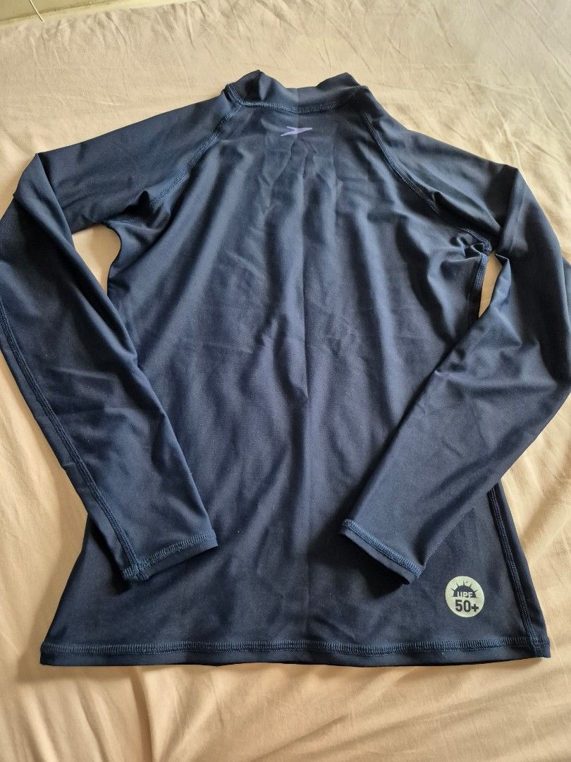 Boy Speedo rash guard and Arena swimsuit, Men's Fashion, Tops & Sets ...